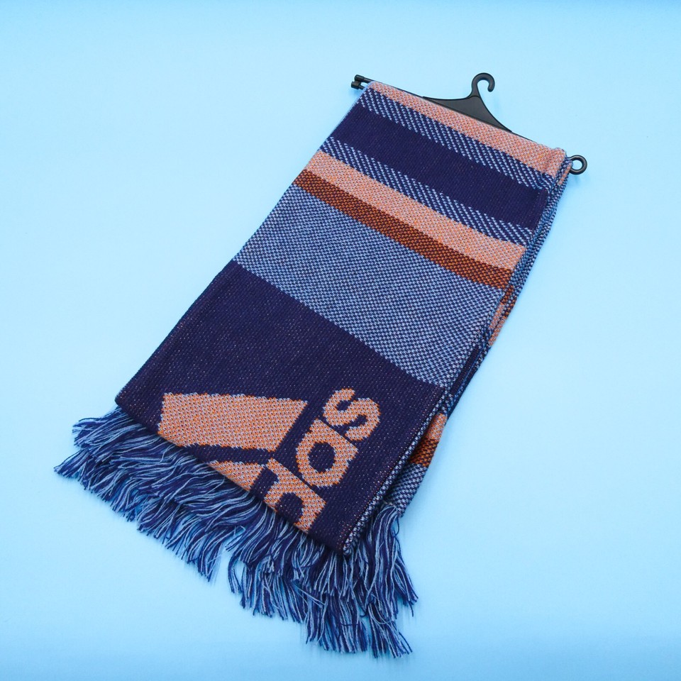 NYCFC Winter Scarf Adult Mens Womens Adidas Blue Acrylic Knit Soccer ...
