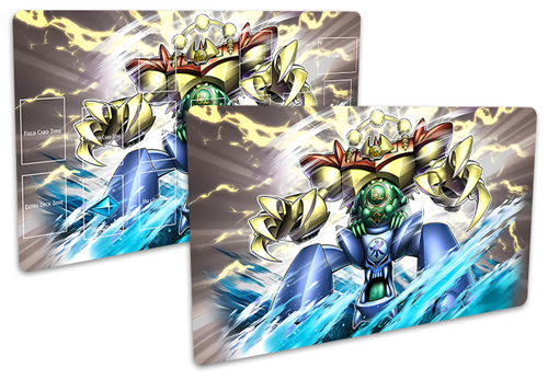 N2375 Free Mat Bag Yugioh TCG Deck Game Custom Playmat Gate Guardian ...