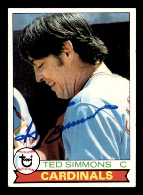 1979 Topps Baseball #510 Ted Simmons Signed Autograph (No COA) *d2 | eBay