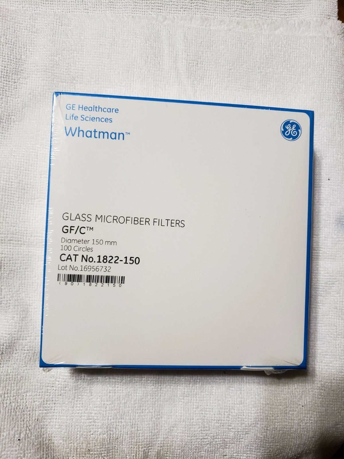 100pc Whatman glass microfiber Filters GF / C 150mm 1822-150 for sale ...