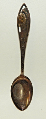 Antique Sterling Silver Spoon - Hot Springs Ark Non Native American ...