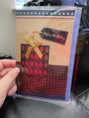 Paper Craft Happy Birthday Present Card With Envelope New!!! | eBay