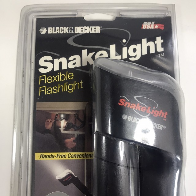 Black & Decker Snake Light SLB1M Original Flexible Flashlight 1994 ...