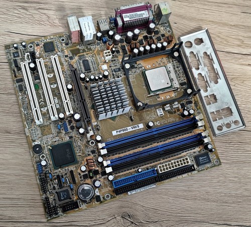 ASUS P4P800-VM/S Rev:1.06 Intel 865G Socket 478 DDR1 Retro Motherboard ...