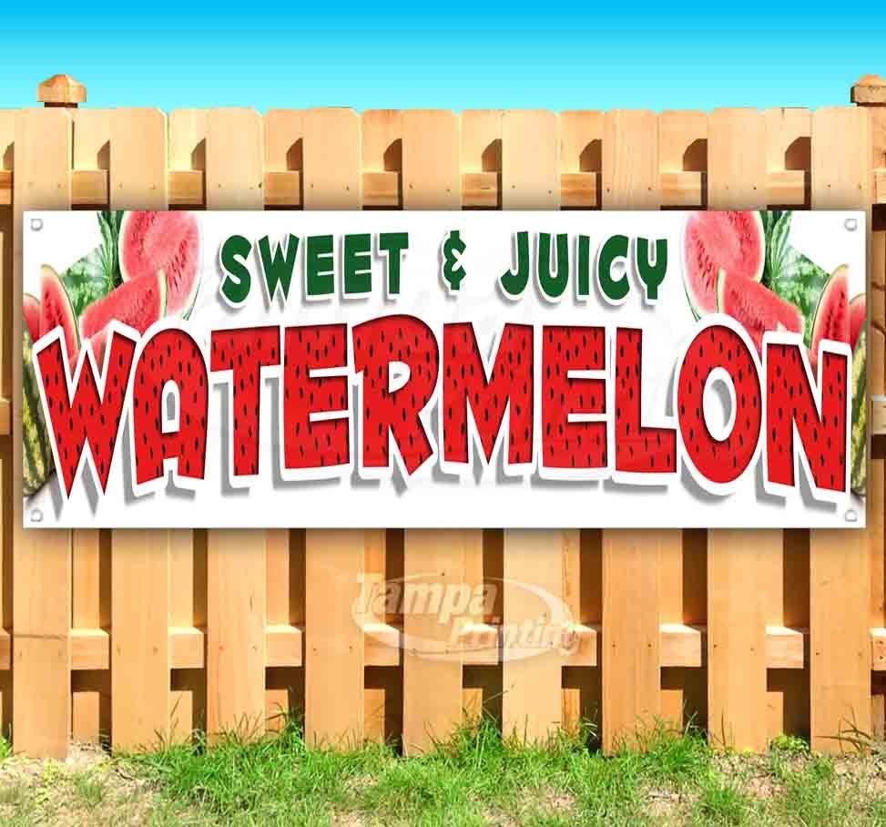 SWEET WATERMELONS Advertising Vinyl Banner Flag Sign Many Sizes FARM ...