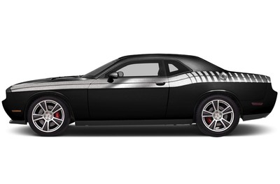 Vinyl Decal Side Gradient Stripe Wrap Kit fits 2008-2016 Dodge ...