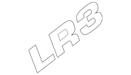 Genuine Land Rover 2007-2009 LR3 HSE Tail Gate Nameplate Emblem ...