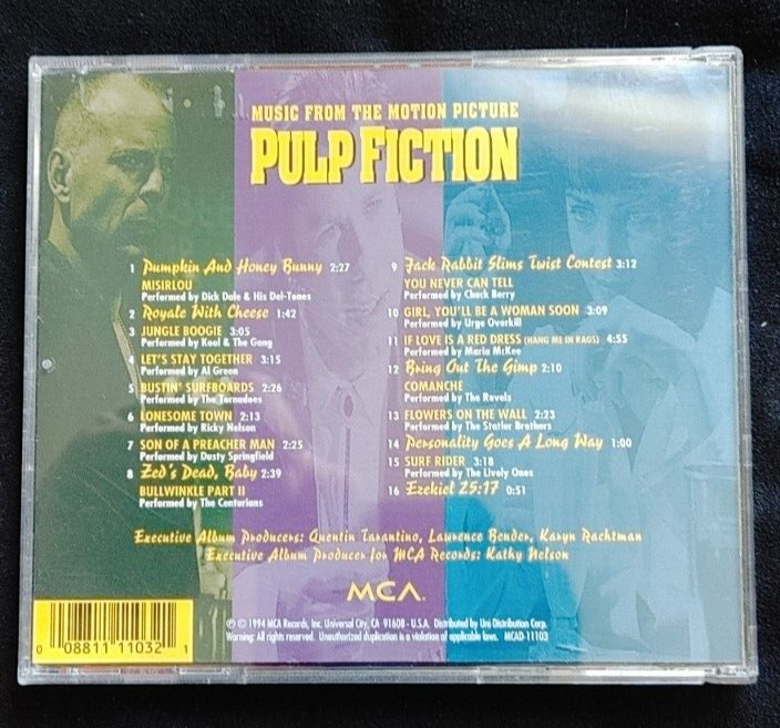 Pulp Fiction Music From The Motion Picture Various Artists CD | eBay