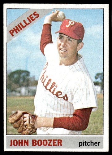 1966 Topps John Boozer + Philadelphia Phillies #324 | eBay