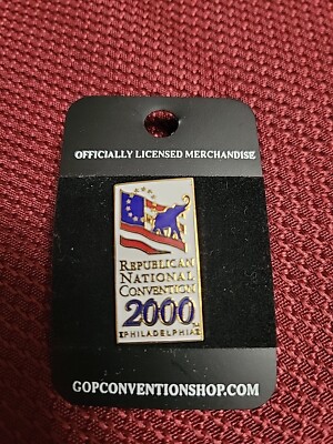 Philadelphia 2000 Republican National Convention Enamel Lapel Pin | eBay