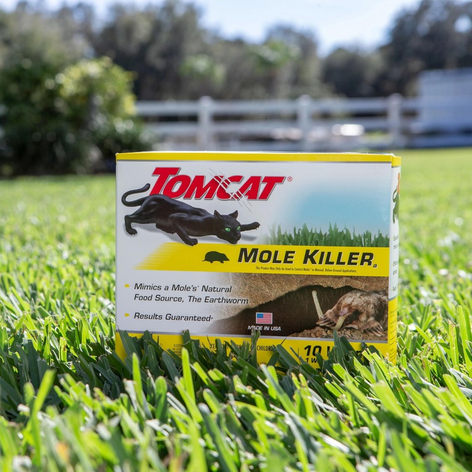 Tomcat Mole Killer Mimics Natural Food Source 10 Worms OPEN BOX ...