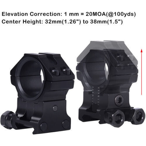 Hunting Mounting 25.4/30mm Rifle Scope Rings for 11mm Rail US FAST | eBay