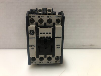Nice! GE, CR7RA-40 Control Relay, 120V COIL 20A 4 POLE | eBay