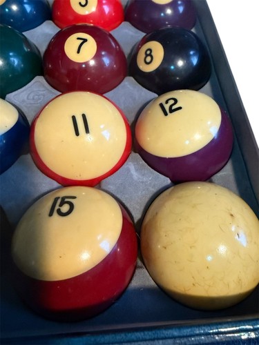 Vintage 1997 Belgian Super Aramith Pro Billiard Pool Box Balls Complete ...