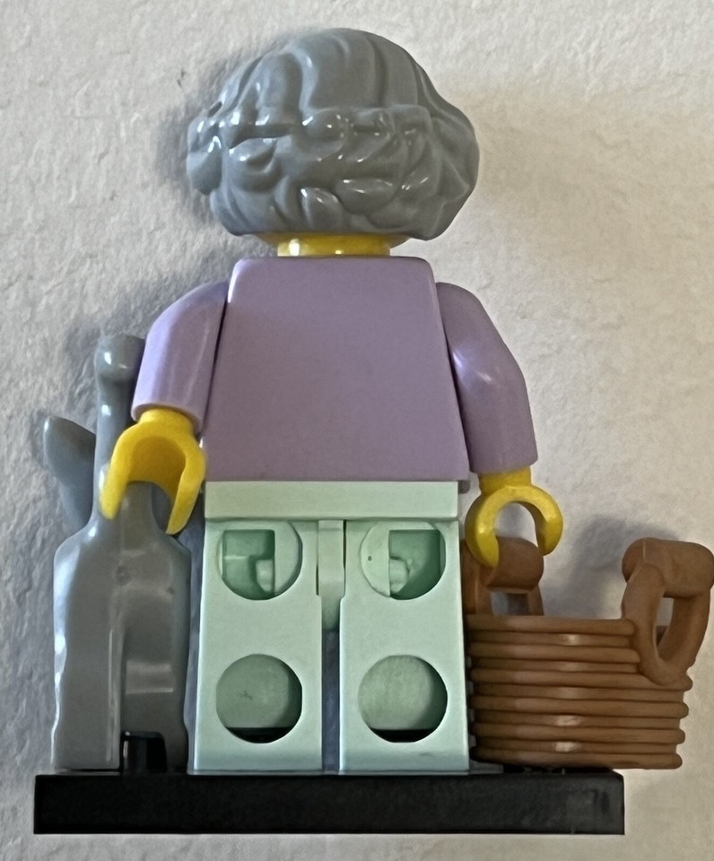 LEGO Minifigure Series 11 GRANDMA 71002 - 100% Complete with Basket ...