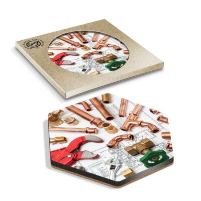 1 x Hexagon Coaster - Plumbing Tools Trade Dad Uncle Mens #24042 | eBay