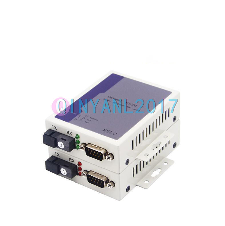 RS232 Digital Optical MODEM Serial to Fiber Converter SM/SC Simplex ...