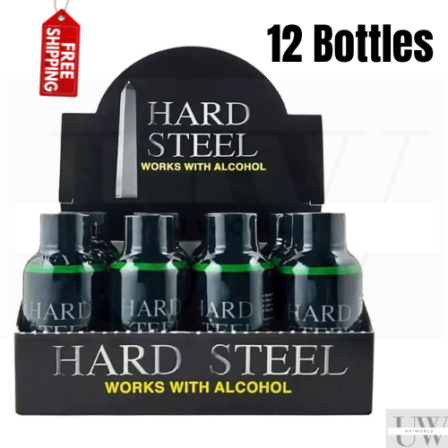 Hard Steel Liquid Shot 2oz (12 Bottles Case) | eBay