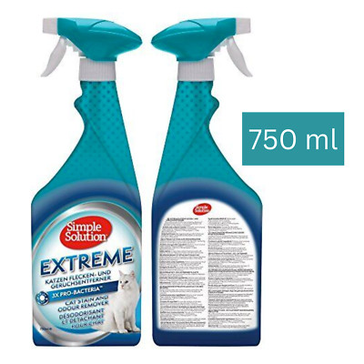 750 ml Simple Solution Extreme Katzen Flecken und Geruchsentferner Neu ...