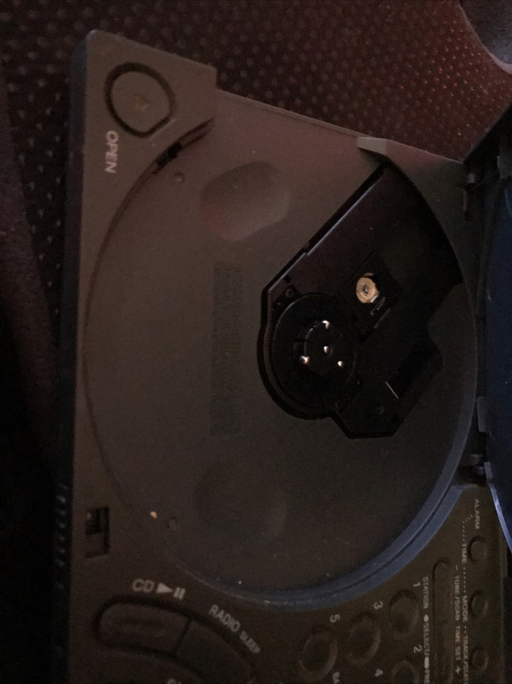 Sony ICF-cd2000 Clock Radio ca 1988 Am/FM Alarm Tested And Works Rare ...