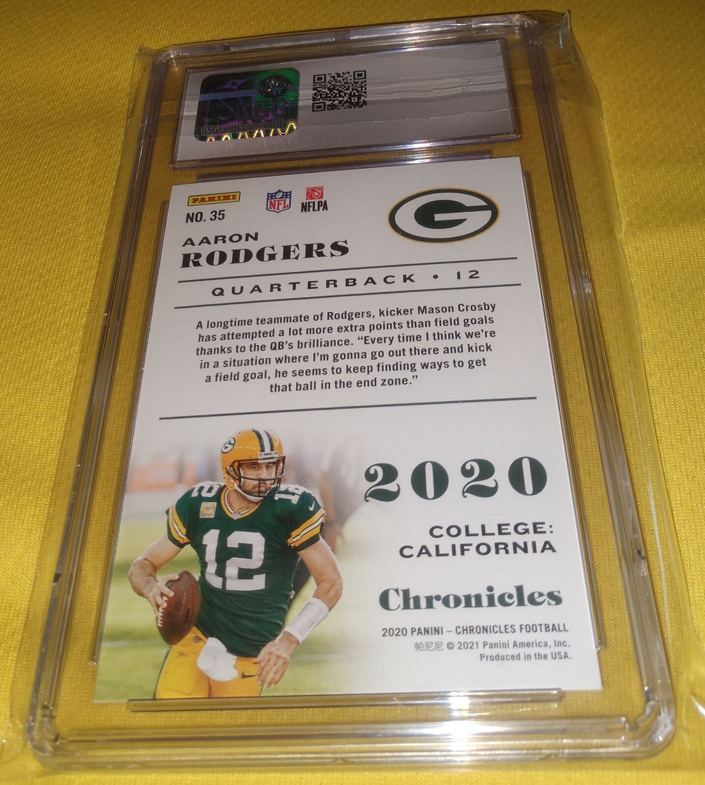 2020 Panini Chronicles - Aaron Rodgers #35 Teal for sale online | eBay