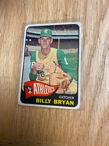 1965 Topps Baseball Billy Bryan Kansas City Athletics Card #51 | eBay