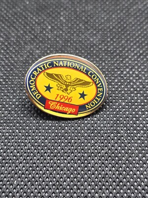 1996 Democratic National Convention Chicago Bill Clinton Pin | eBay