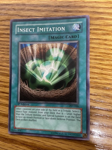Yu-Gi-Oh Pharaohs Servant: PSV-068 Insect Imitation 1st Edition | eBay