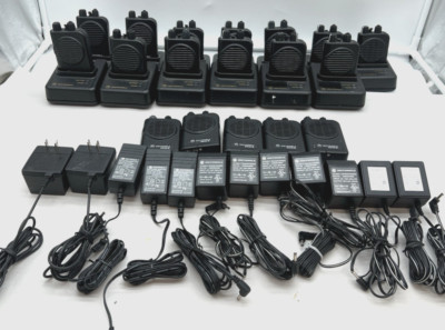 Lot of (18) Motorola Minitor IV 4 VHF Pager w/ (13) Base & (12) Ac ...