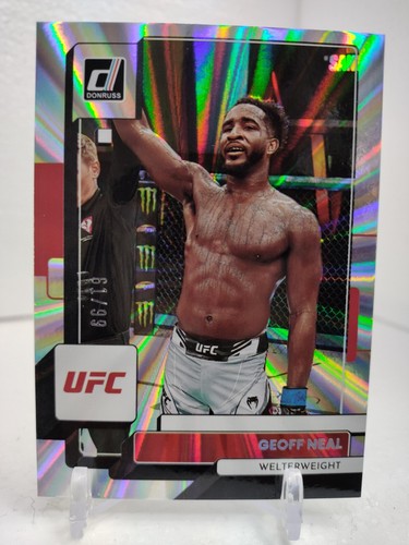 GEOFF NEAL #/99 SILVER Laser 2023 Panini Donruss Holo-Foil Parallel UFC ...