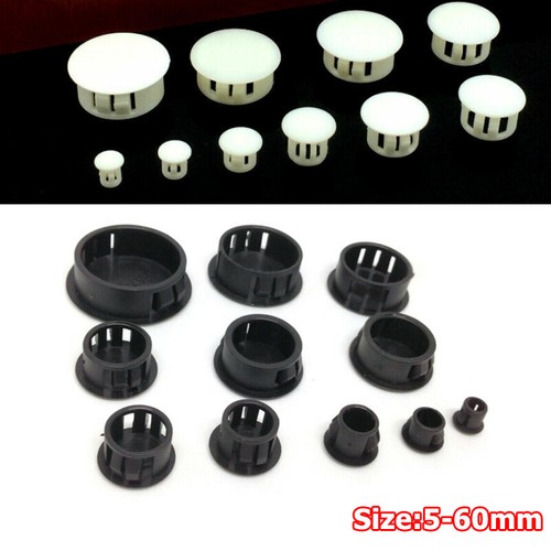 Round Plastic Blanking End Caps Cap Tube Pipe Inserts Plug Bung 5mm to ...