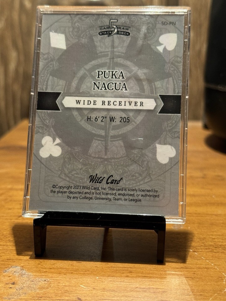 RARE 1/1 PUKA NACUA Queen of Diamonds 2023 Wild Card 5 Card Draw ...