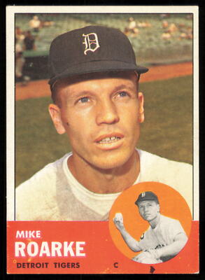1963 Topps #224 Mike Roarke Detroit Tigers | eBay