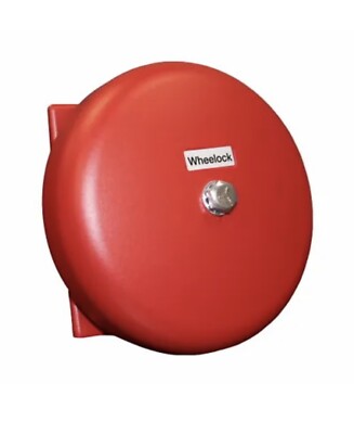 WHEELOCK 43T-G6-24-R - Vibrating Bell Indoor/Outdoor 6" Red | eBay