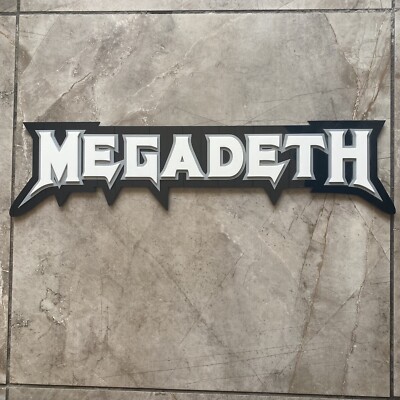 Megadeth Custom Acrylic Sign 18”x4” | eBay