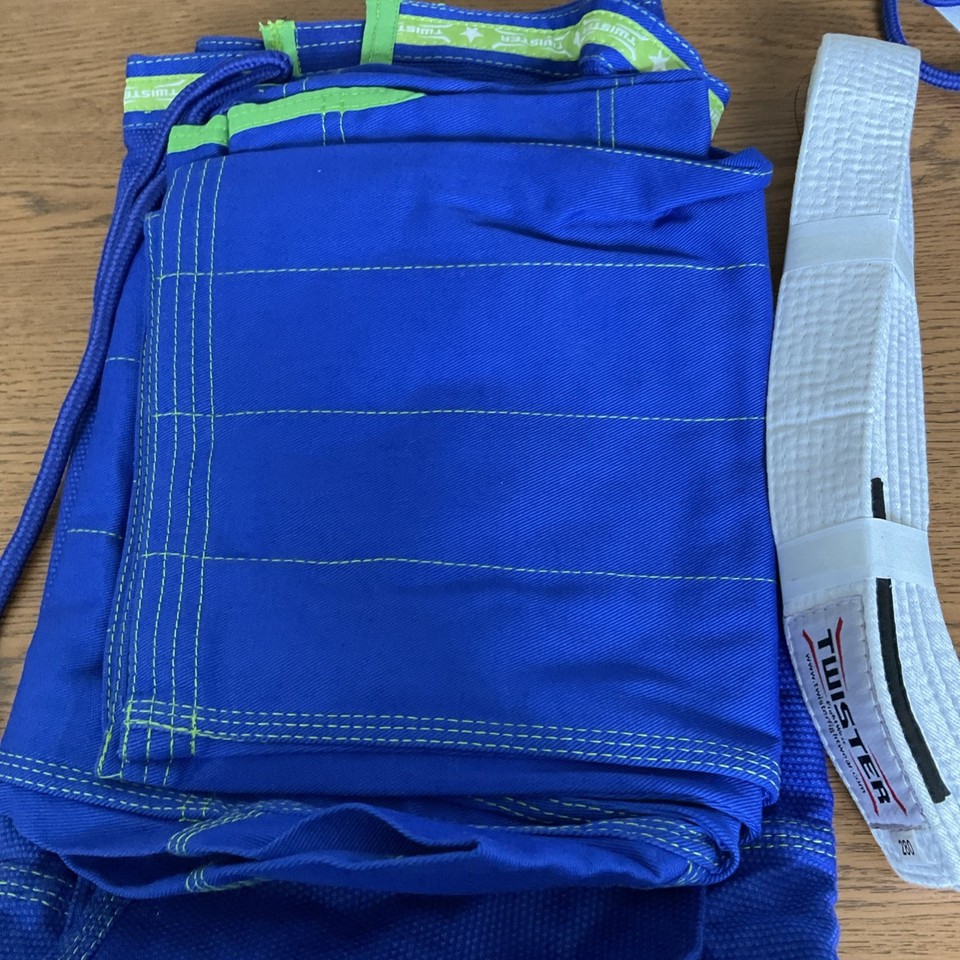Twister Bjj Gi Size W3 Color Blue - 100% Cotton | eBay UK