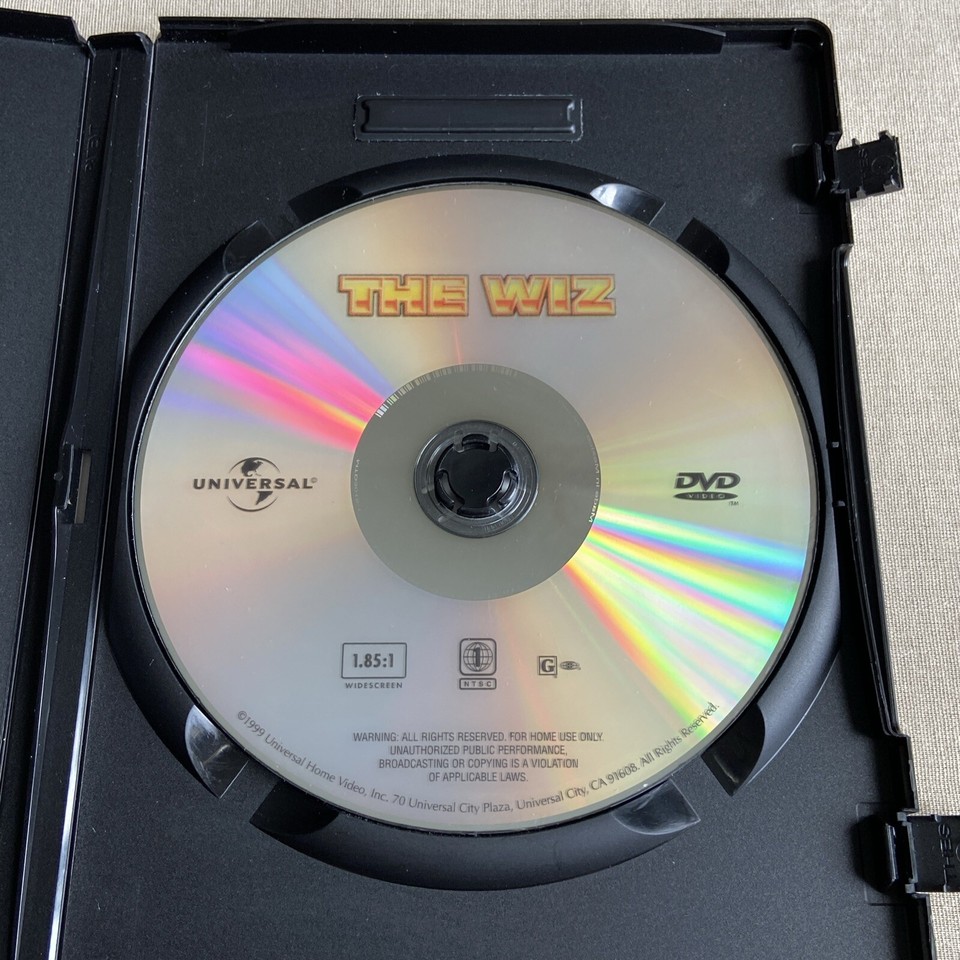 The Wiz (DVD 1978 WS) Diana Ross Michael Jackson Richard Pryor Nipsey ...