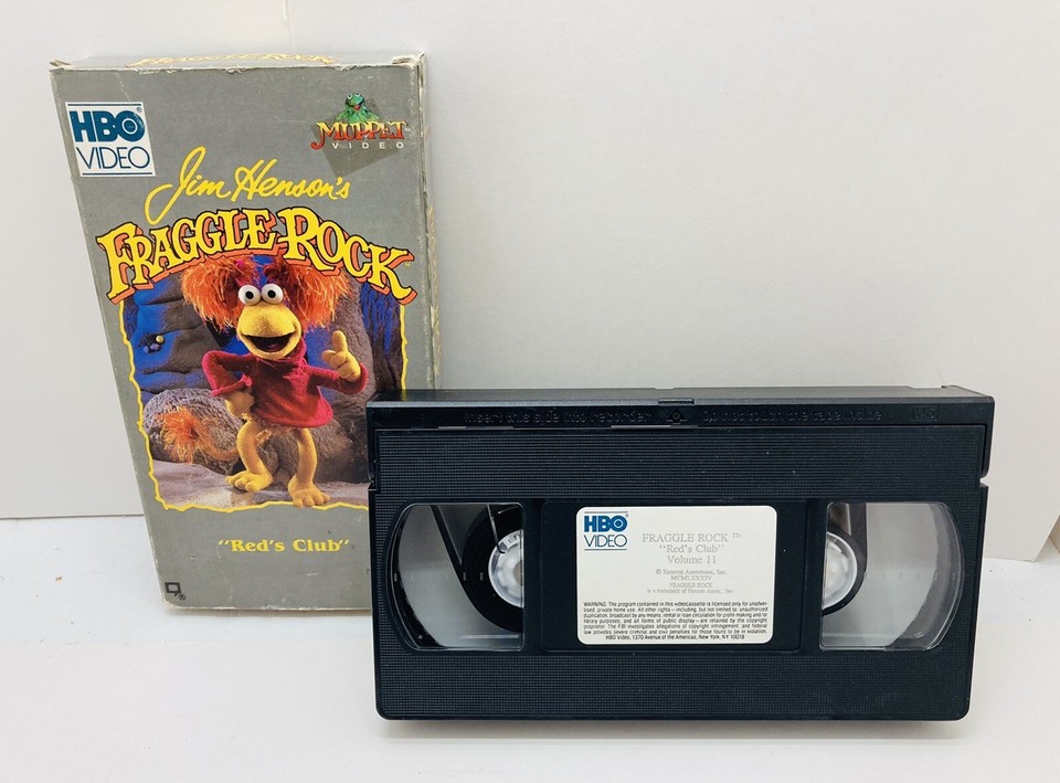 Jim Henson's Fraggle Rock Red's Club VHS HBO Video Kids Children ...