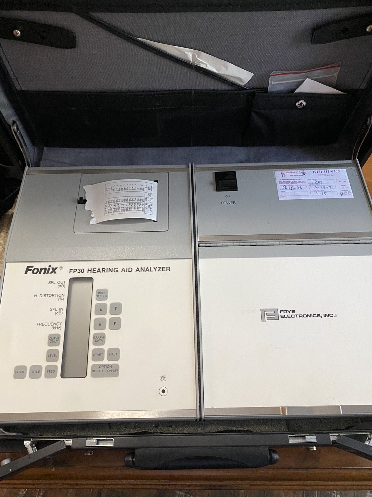 Frye Electronics Fonix FP30 Hearing Aid Analyzer with Carrying Case. | eBay