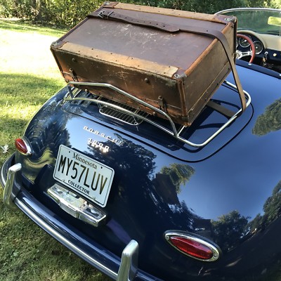 RARE VINTAGE 1930's HERRODS FEATHERWEIGHT LEATHER LUGGAGE RACK SUITCASE ...