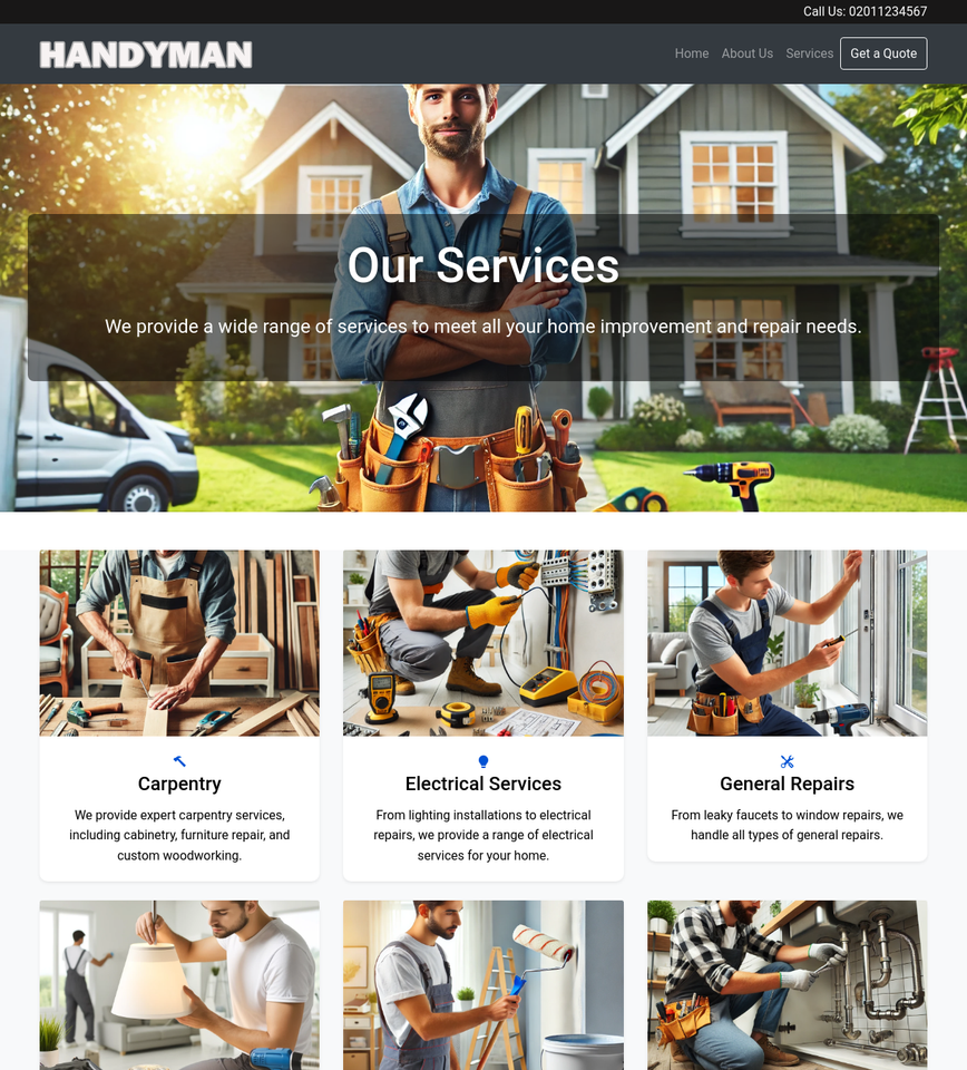 Handyman Website Business For Sale - A Ready-to-Use Professional Solution | eBay