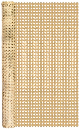 Rattan Cane Webbing Roll 24 Inch Width x 72 Inch Length, Open Weave ...