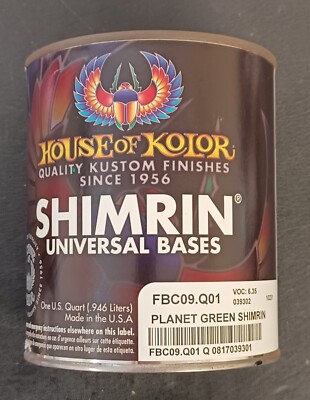 Quart House Of Kolor FBC09 Planet Green Shimrin NOS | eBay