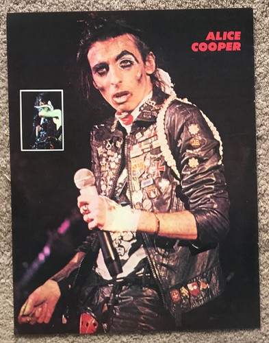 ALICE COOPER - 1982 full page UK magazine poster | eBay
