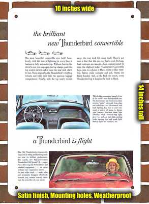 Metal Sign - 1961 Ford Thunderbird (Sign Variant #7) | eBay
