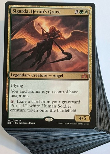 ***Custom Commander Deck*** Sigarda Heron's Grace - Humans - EDH MTG ...