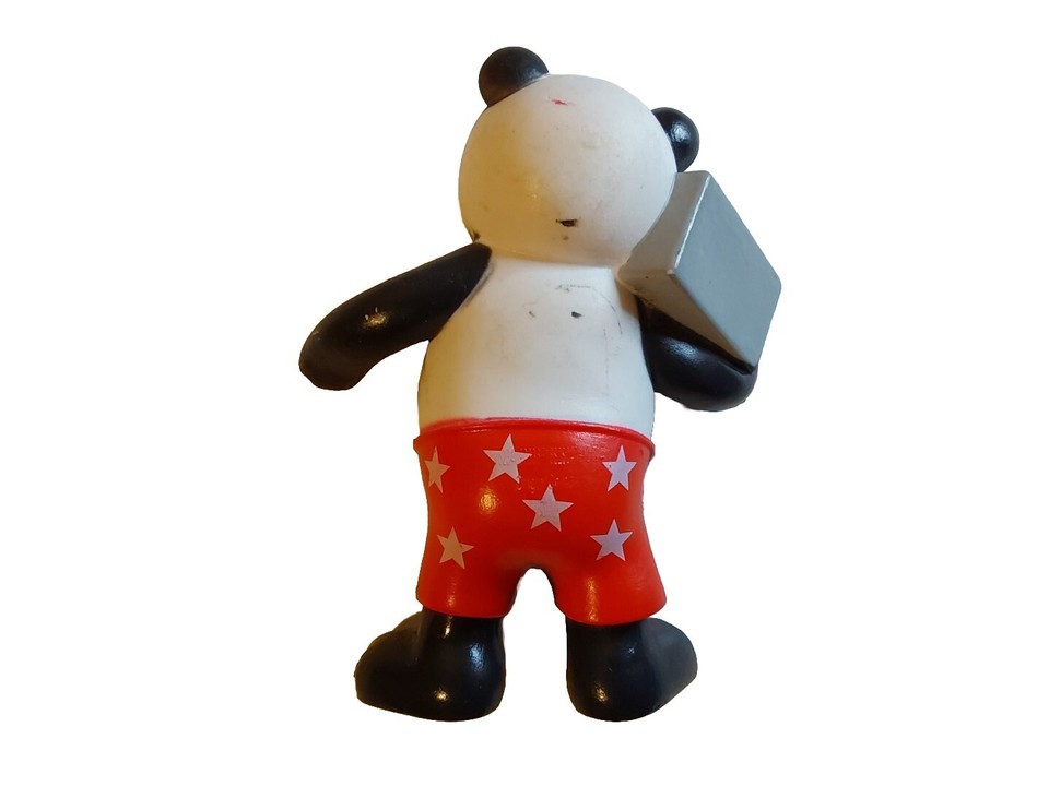 Ankyo Development Party 4” PANDA Bear Figure In Shorts With Boom Box | eBay