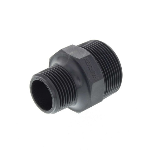 Hex Nipple 40 x 25mm Reducing BSP Plumbing Irrigation Poly Fitting Water Hansen | eBay