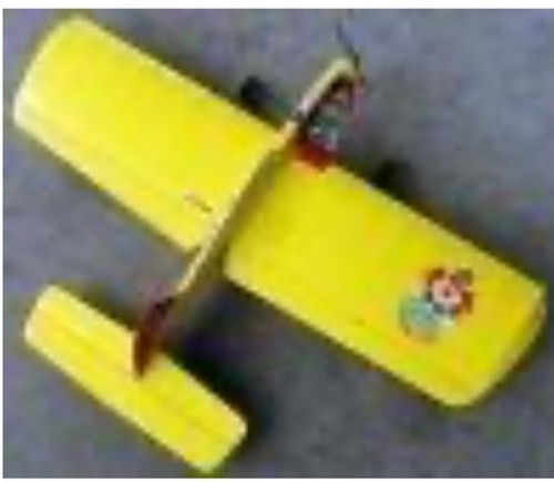 PARTS ONLY - Vintage Yellow Electric Super Clown Kit ARF Control Line ...