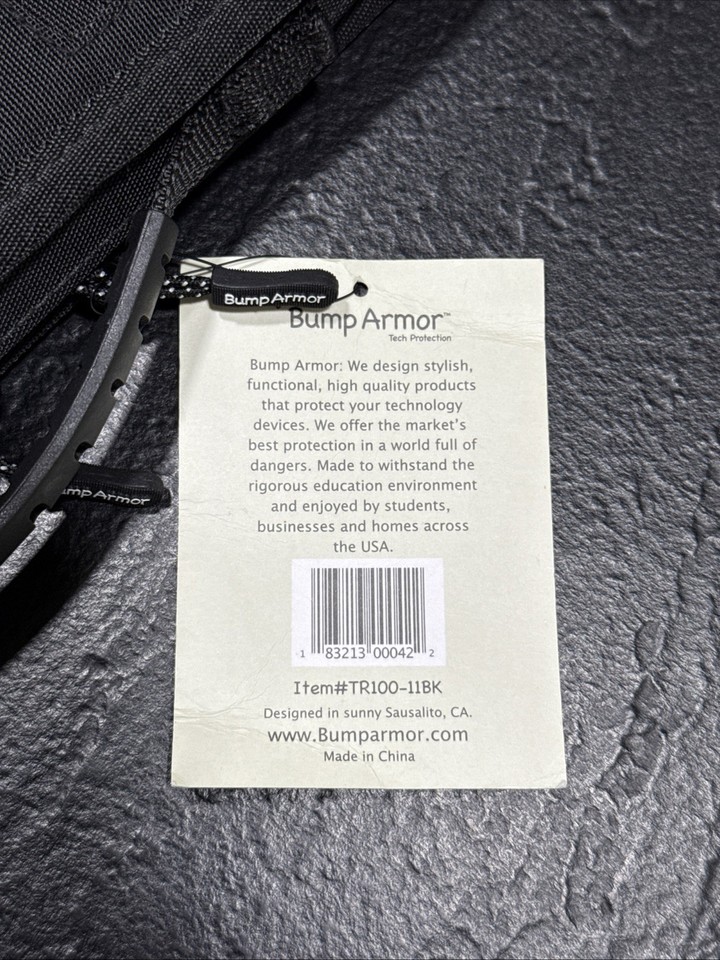 Bump Armor Black Carrying Case for 11” MacBook Air, Chromebook ...